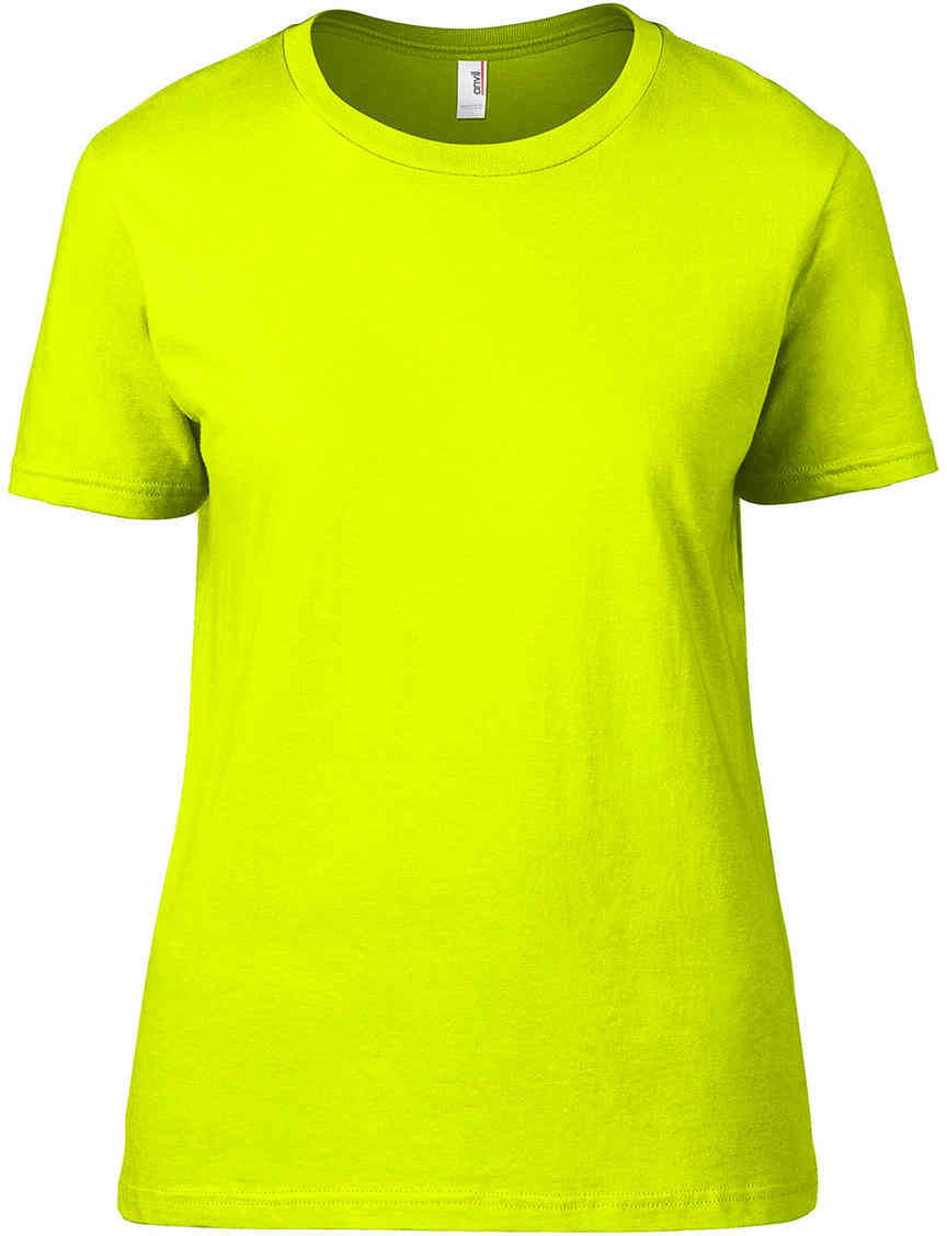 Tee-shirt personnalisé Women`s Fashion Basic Tee anvil neon_yellow