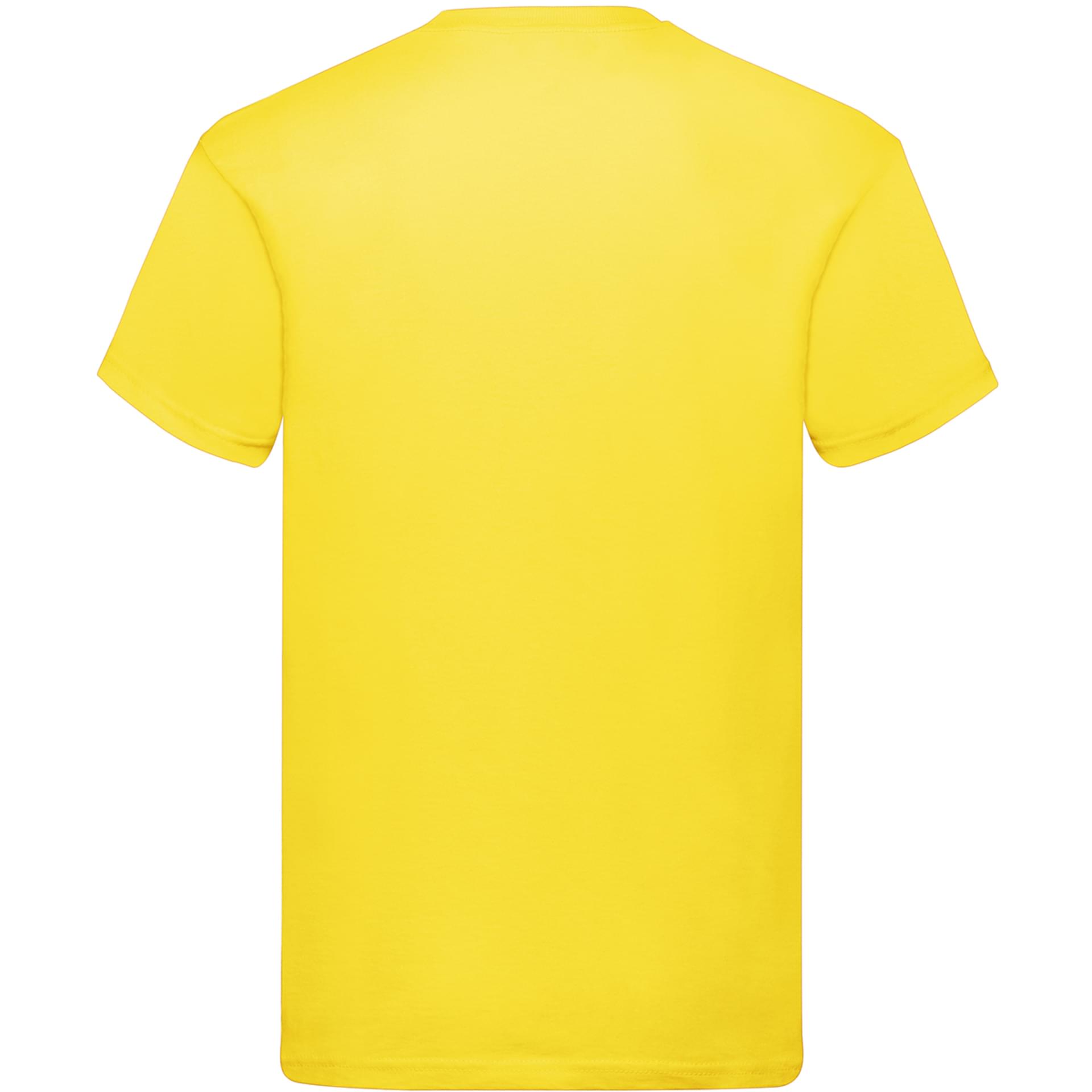 Tee-shirt personnalisé Original T fruit of the loom jaune