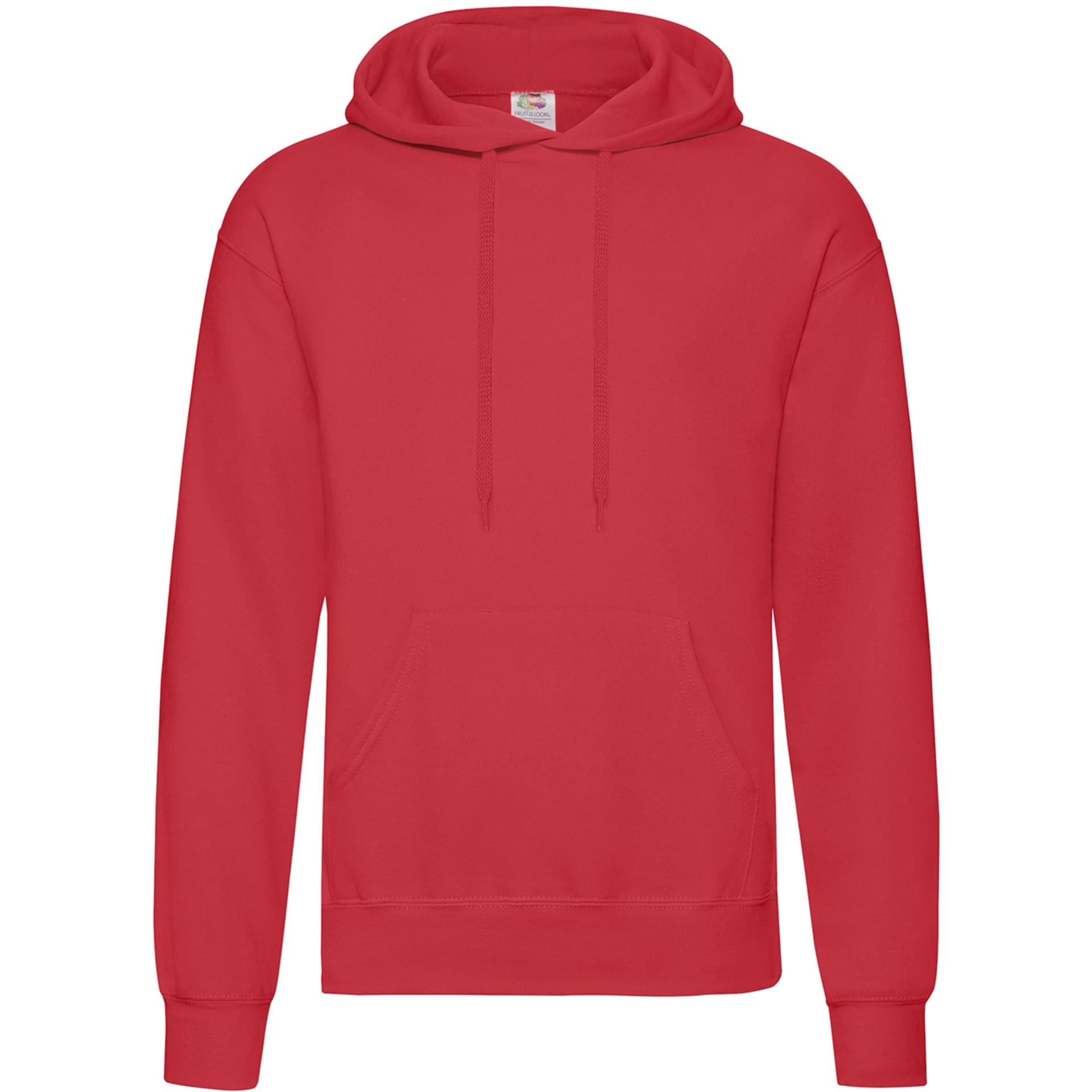 Sweat personnalisé Classic Hooded Sweat fruit of the loom rouge