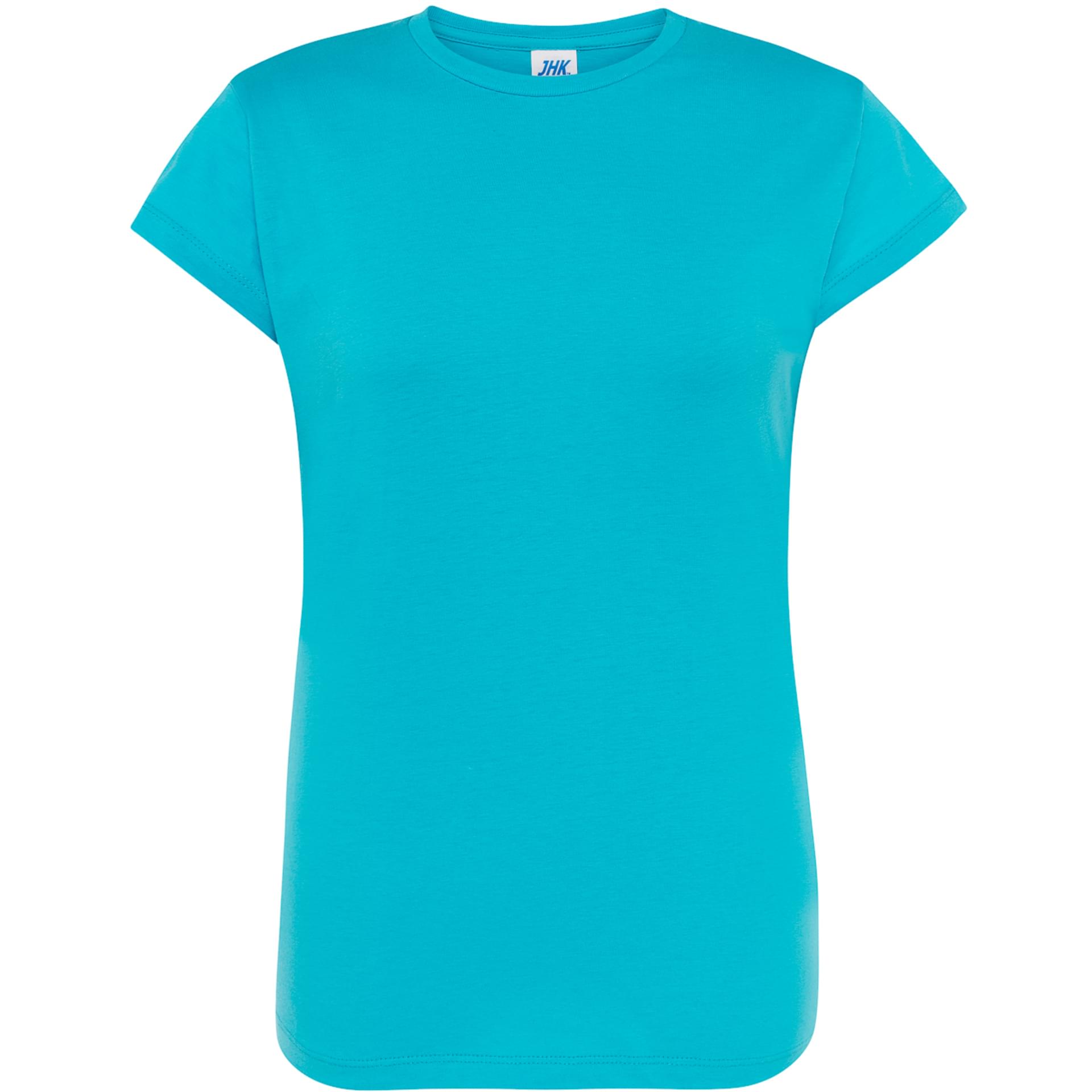 Tee-shirt personnalisé Regular lady comfort JHK turquoise