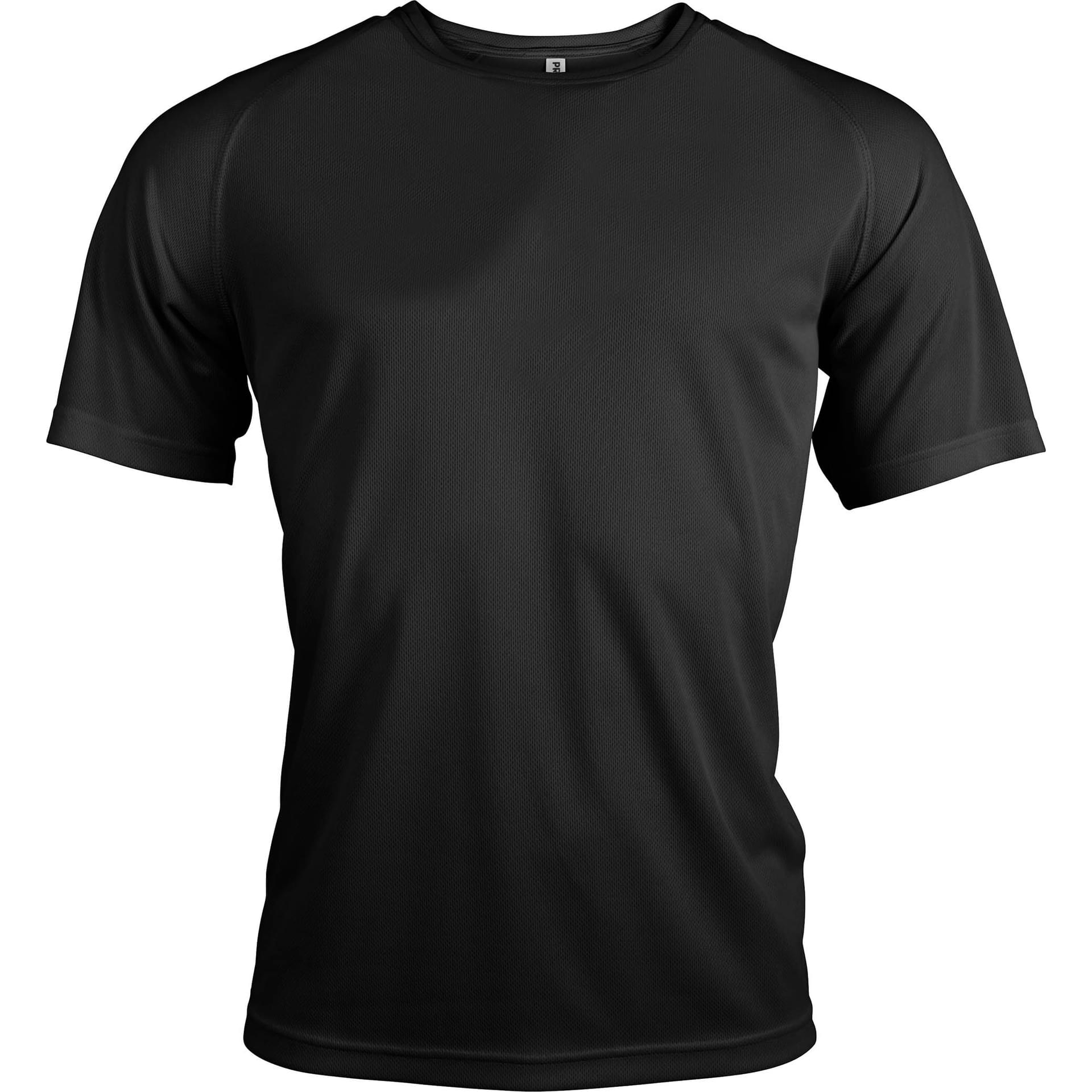 Tee-shirt personnalisé T-shirt sport manches courtes homme ProAct black