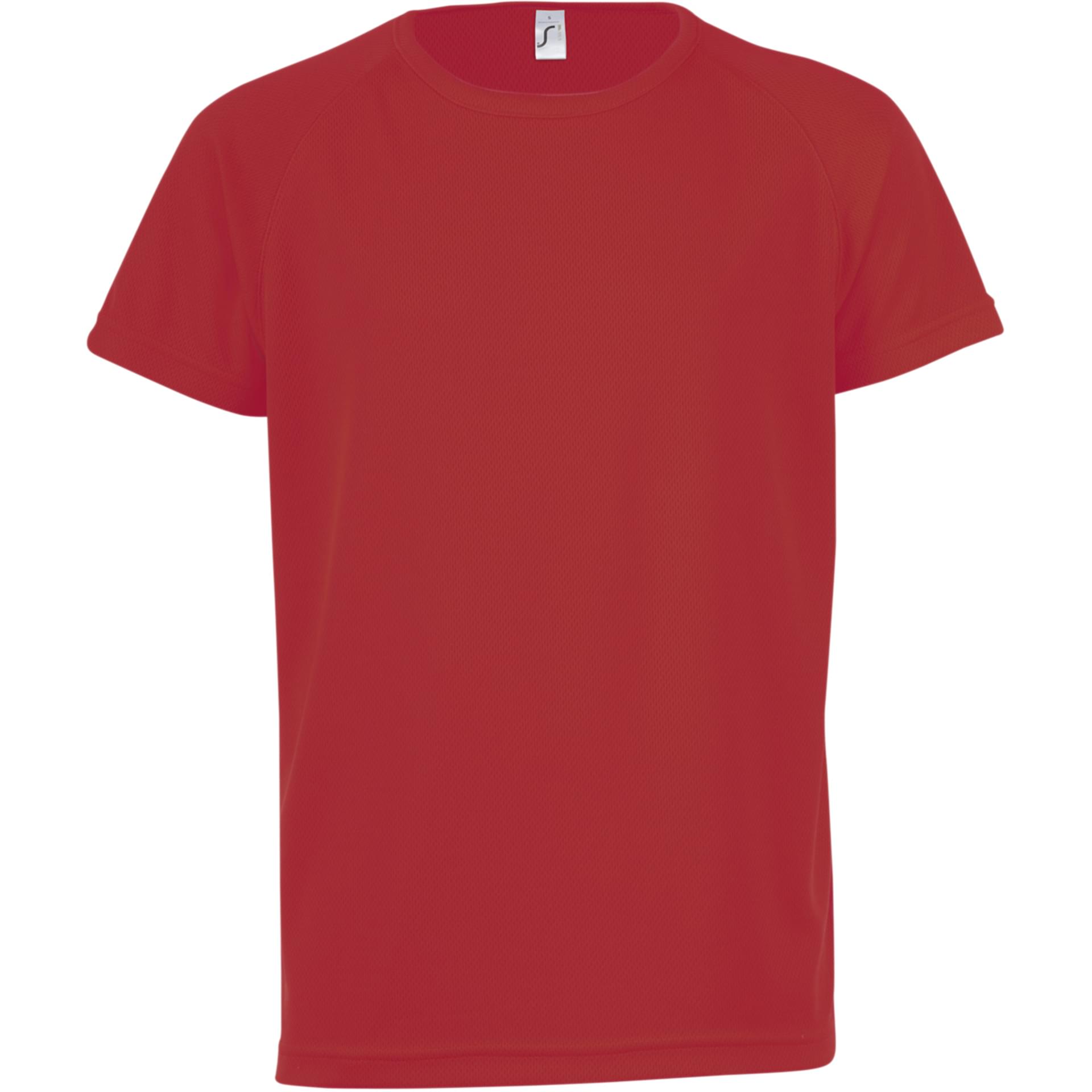 Tee-shirt personnalisé SPORTY KIDS Sol's rouge