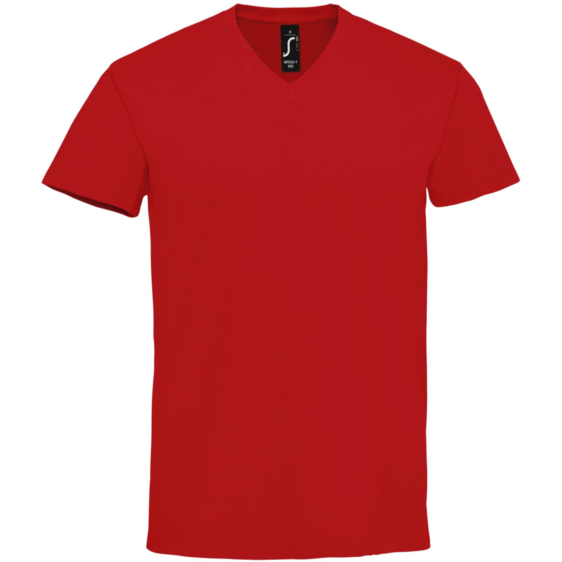 Tee-shirt personnalisé IMPERIAL V MEN Sol's rouge